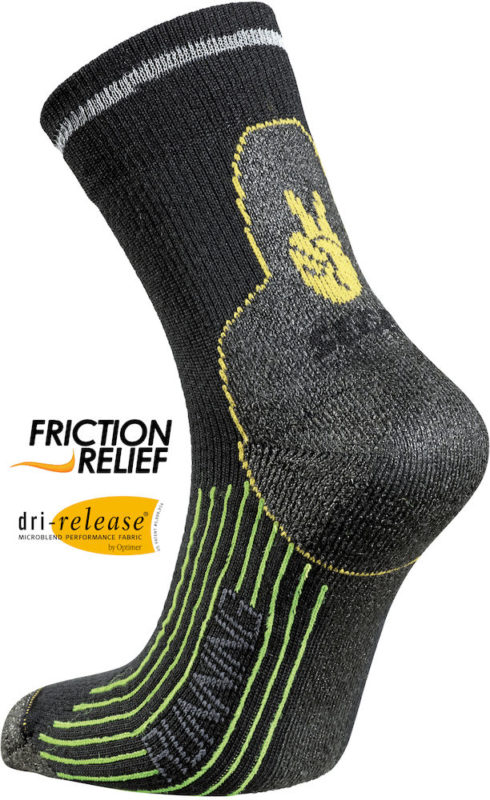 Seger Running Mid Comfort - Svart – Weswim.se